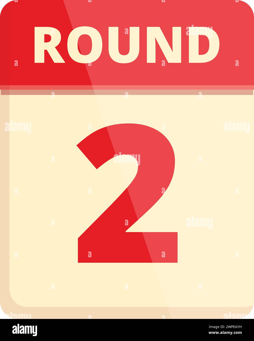 Boxing round two banner icon cartoon vector. Champion stage. Thai ...