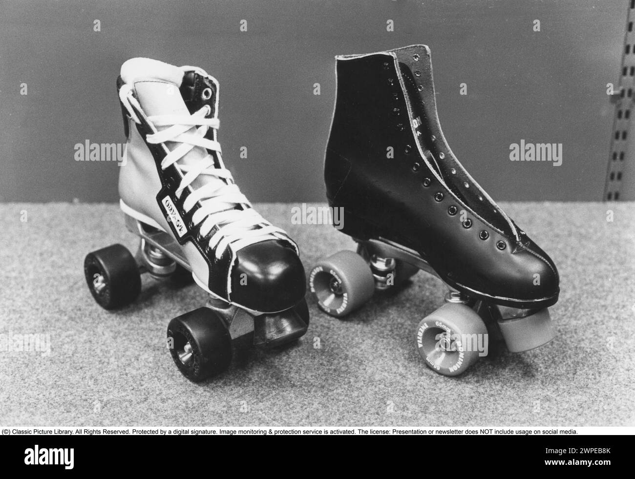 Roller skate historical hi-res stock photography and images - Alamy