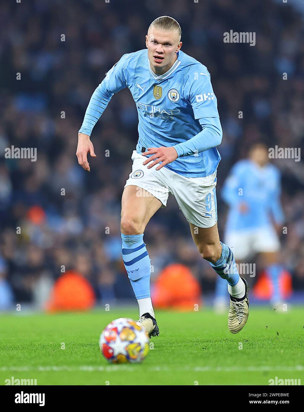 Erling Haaland of Manchester City during Manchester City v F.C ...