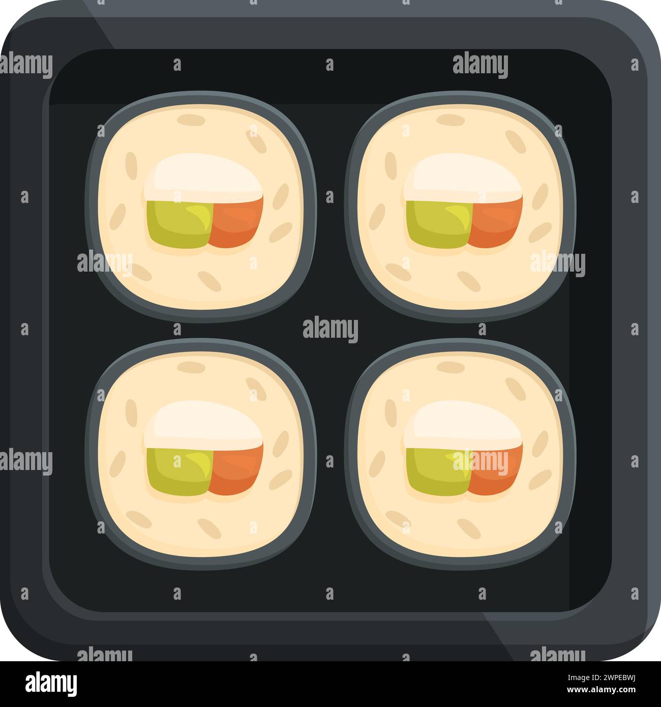 Japan street food takeaway Stock Vector Images - Alamy