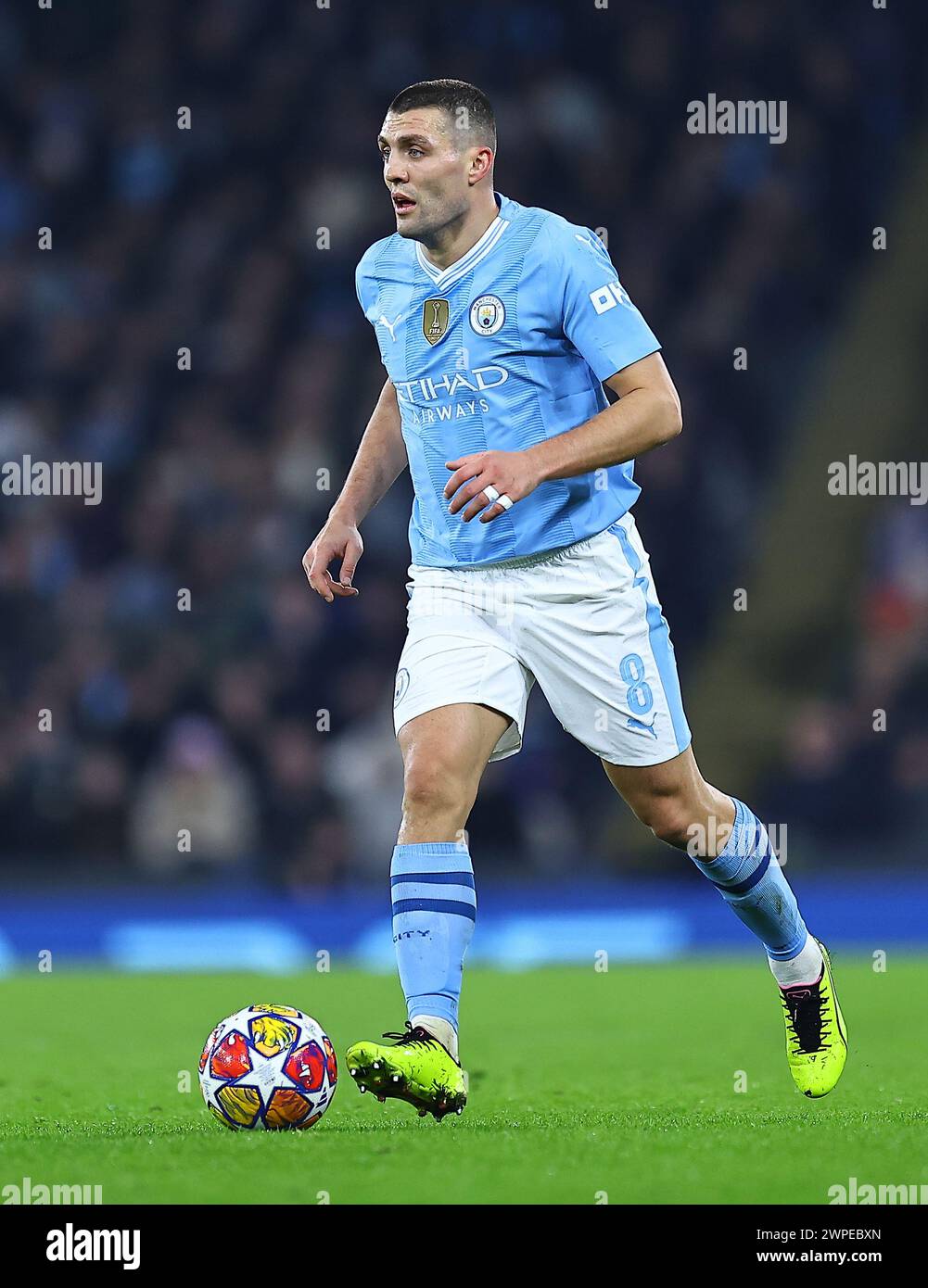 Mateo Kovacic of Manchester City during Manchester City v F.C. Copenhagen football match, UEFA ...