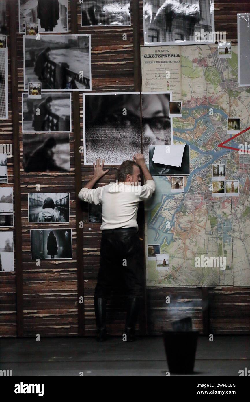 Martin Muehle als Hermann während der Fotoprobe für Pique Dame in der ...