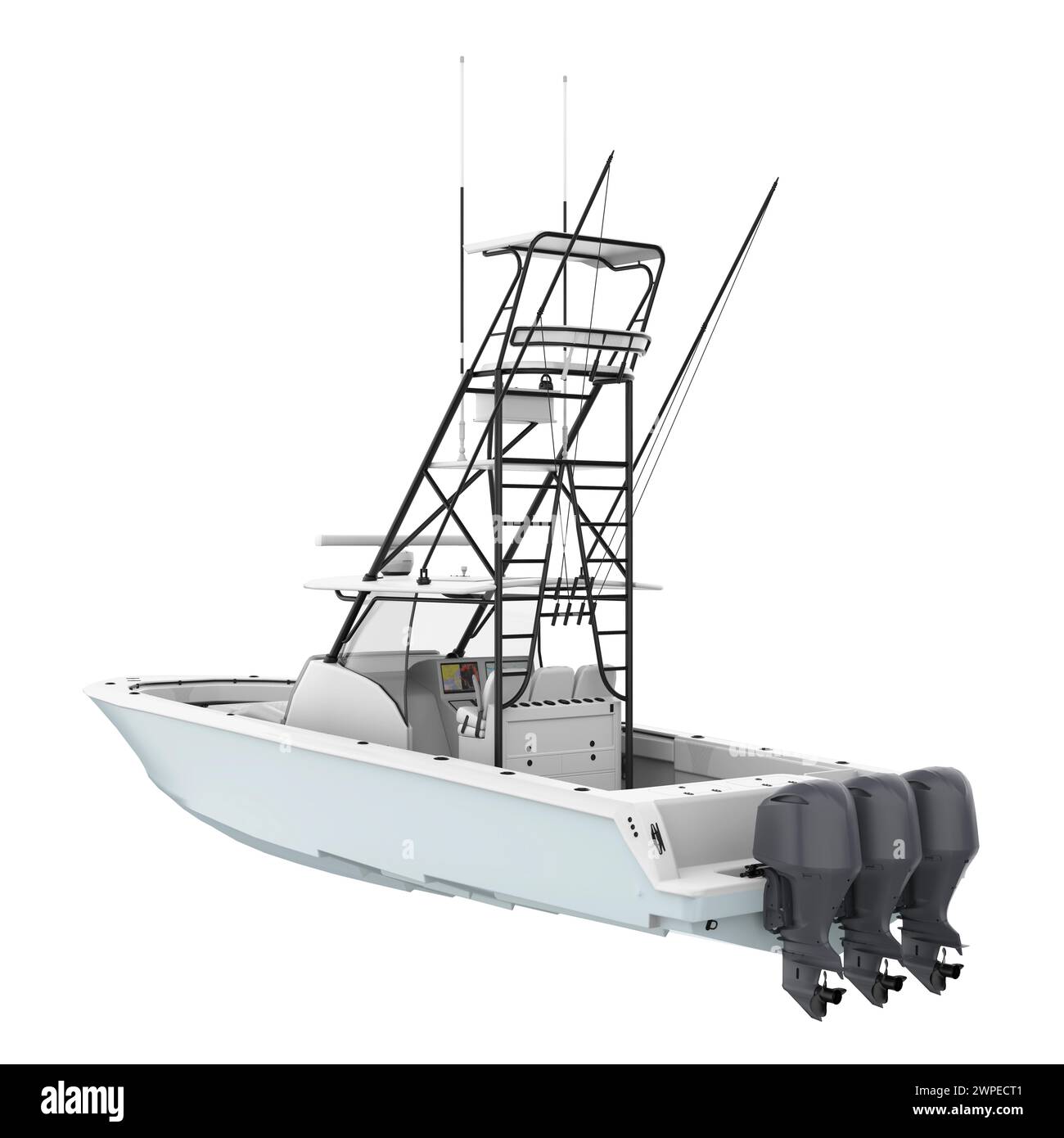 Fishing boat maritime transport Cut Out Stock Images & Pictures - Alamy