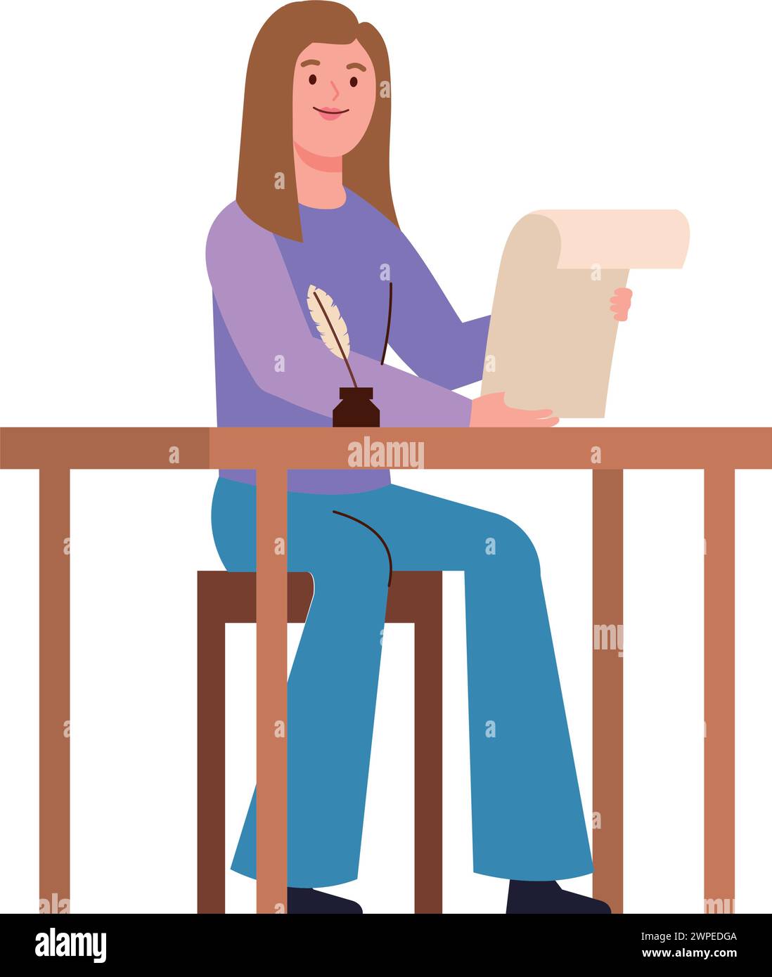 poet woman writting poem Stock Vector Image & Art - Alamy poet woman writting poem Stock Vector Image & Art - Alamy