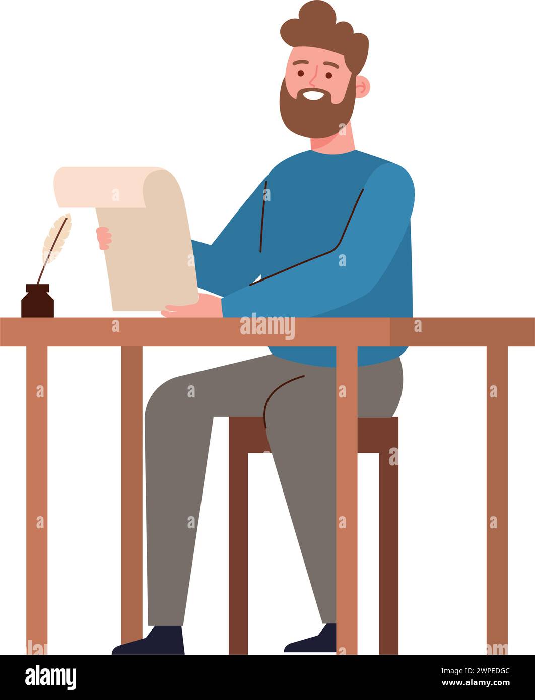poet man writting poem Stock Vector Image & Art - Alamy poet man writting poem Stock Vector Image & Art - Alamy