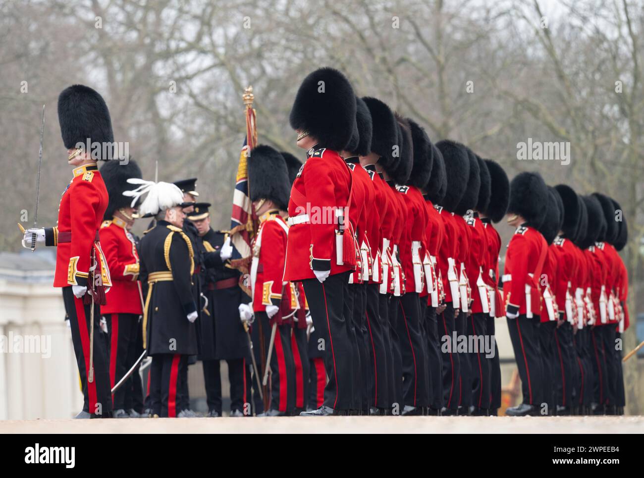 Wellington Barracks, London, UK. 7th Mar, 2024. The Major General's ...