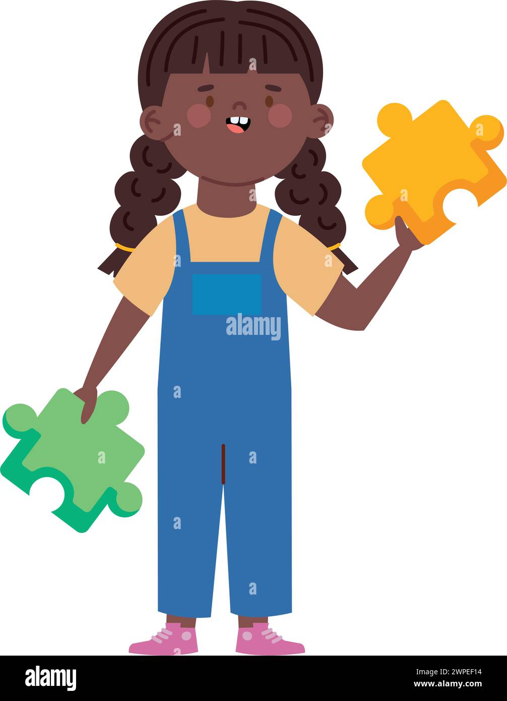 autism girl syndrome isolated Stock Vector Image & Art - Alamy