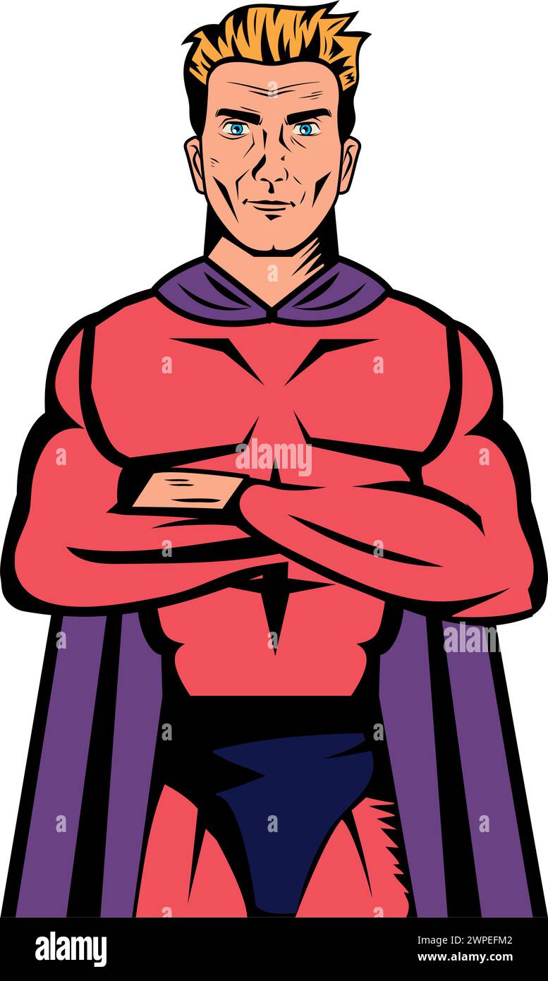 superhero pop art cartoon Stock Vector Image & Art - Alamy