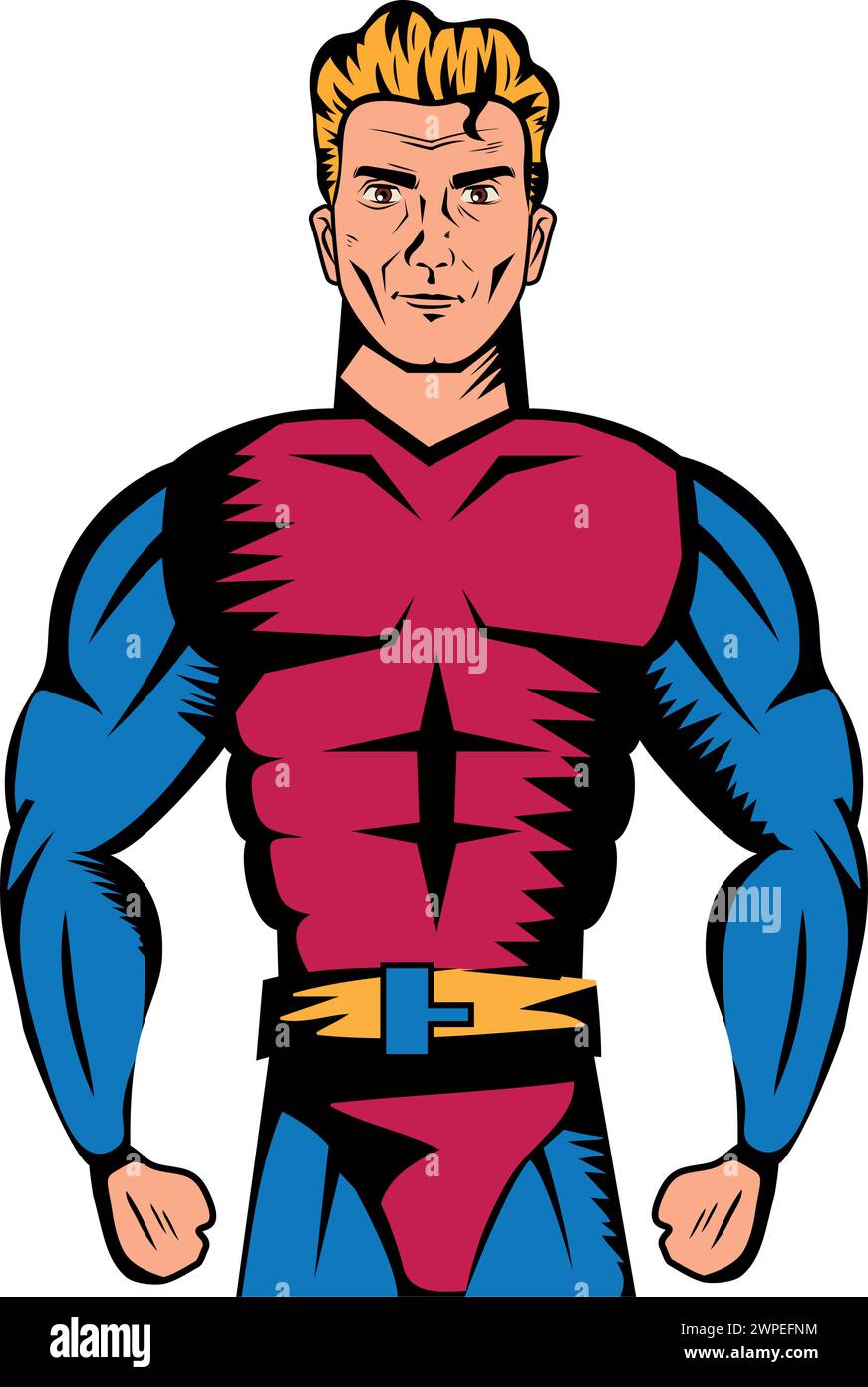 superhero pop art strong Stock Vector Image & Art - Alamy