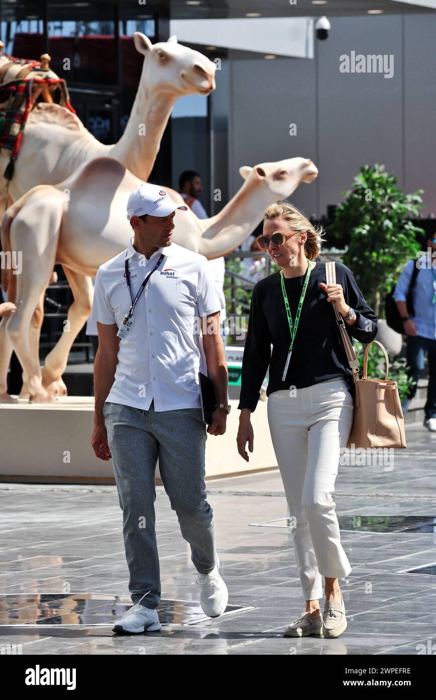 Jeddah, Saudi Arabia. 07th Mar, 2024. (L to R): Alex Wurz (AUT) GPDA ...
