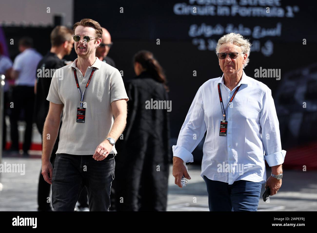 Jeddah, Saudi Arabia. 07th Mar, 2024. (L to R): Carsten Tilke (GER ...