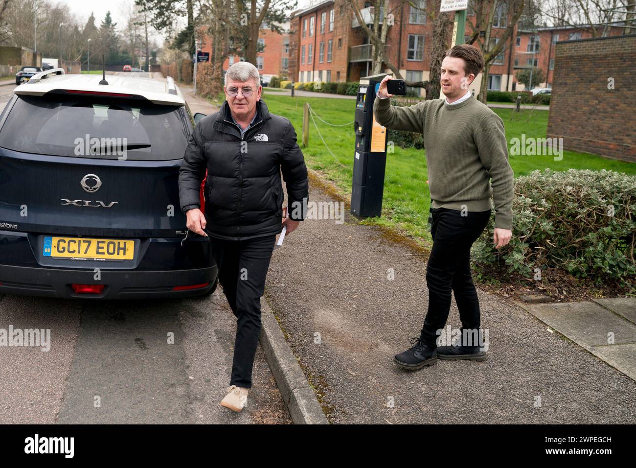 Former Kent police officer Michael Stanley leaves Sevenoaks Magistrates ...