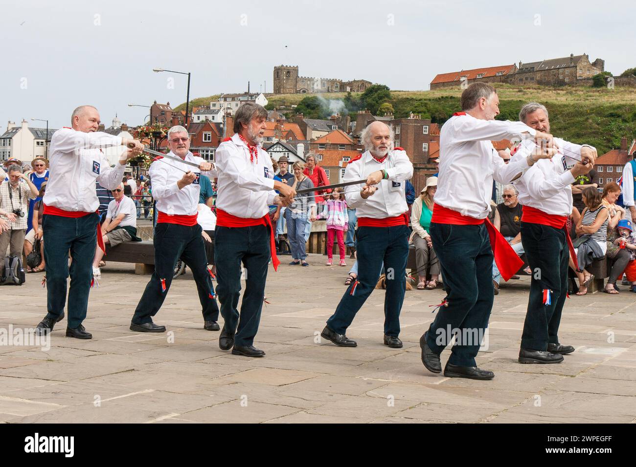 The Southport Swords at Whitby Folk Week Stock Photo - Alamy