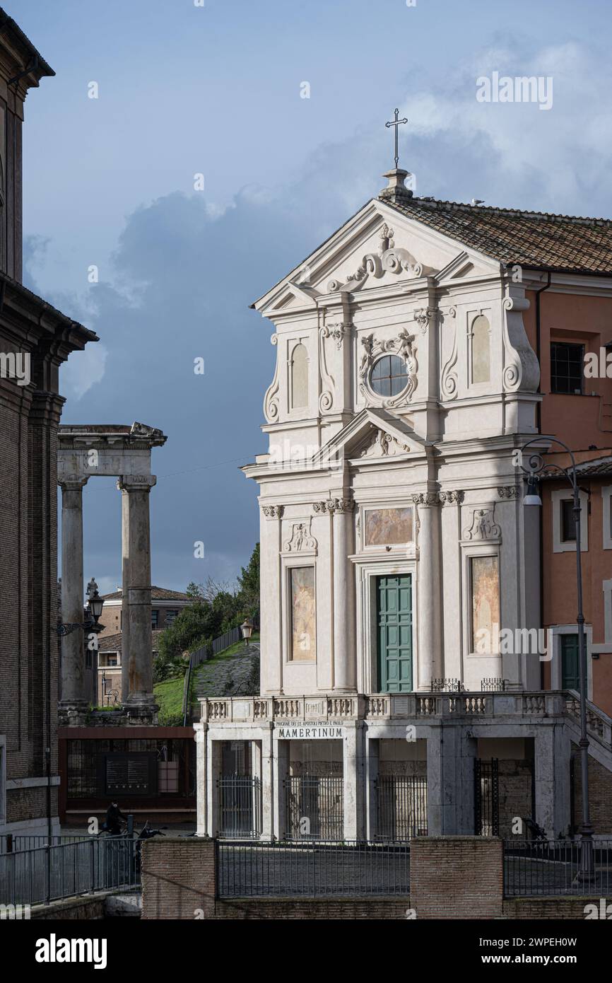 The ancient Roman Mamertime Prison Stock Photo - Alamy