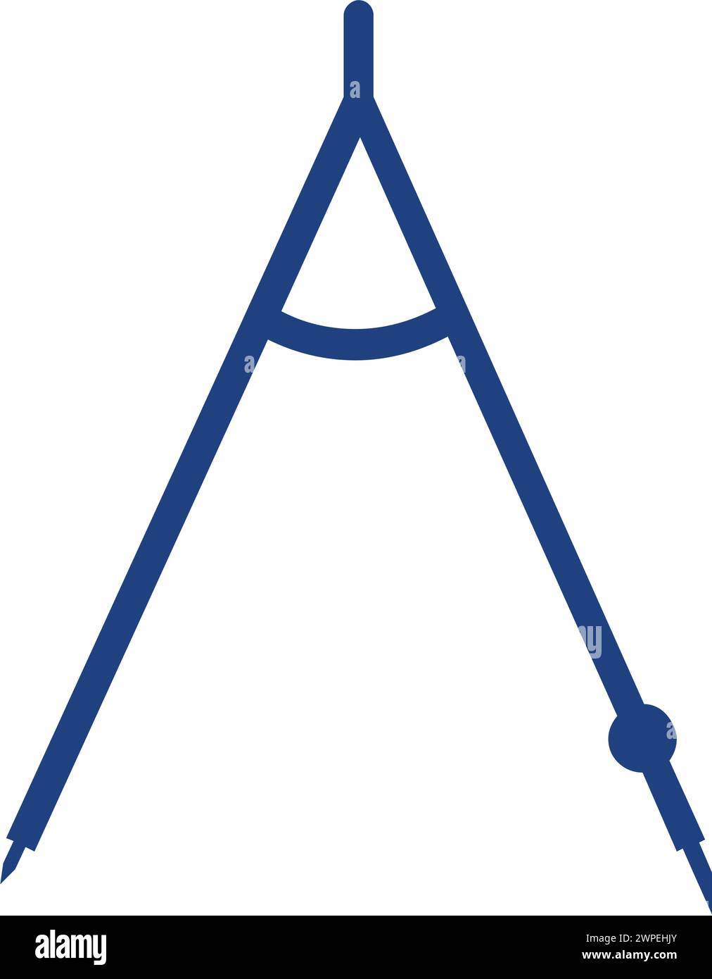 Compass Icon in flat style architecture symbol, icon, vector ...