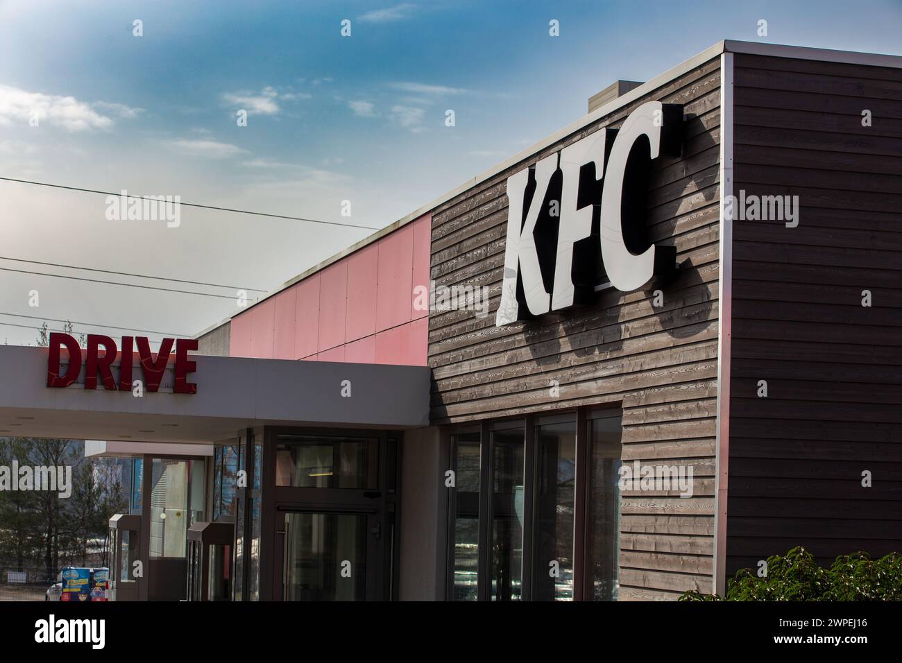 March 06, 2024: KFC (Kentucky Fried Chicken) fast-food restaurant in ...