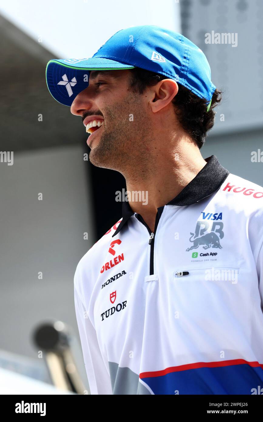Jeddah, Saudi Arabia. 07th Mar, 2024. Daniel Ricciardo (AUS) RB ...