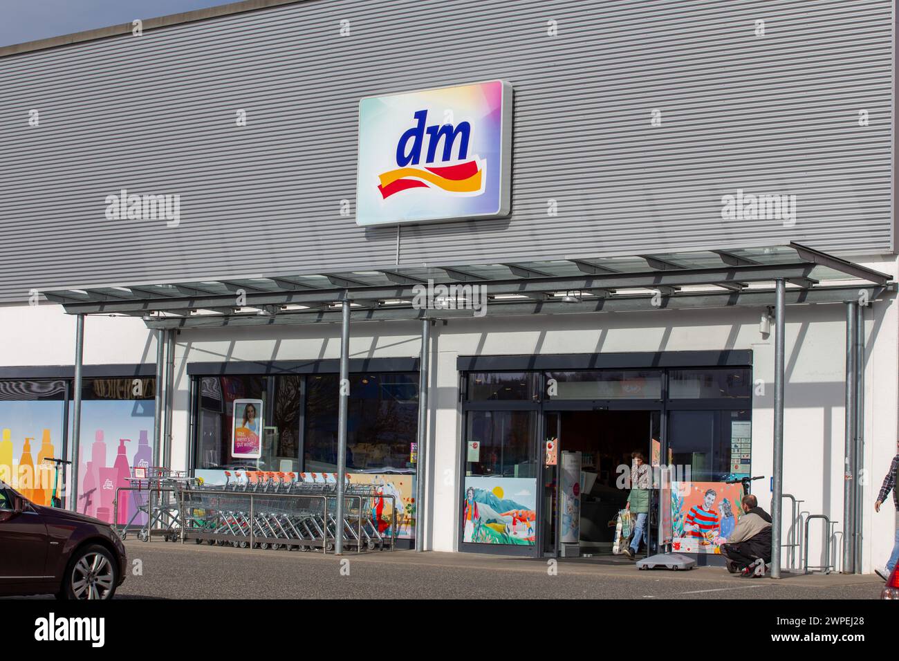 March 06, 2024: Branch of the drugstore chain DM in Kaiserslautern ...
