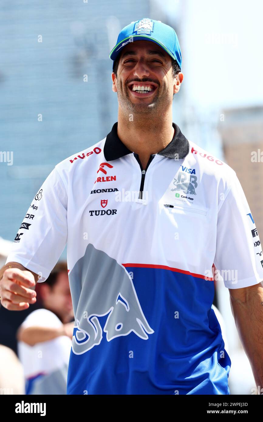 Jeddah, Saudi Arabia. 07th Mar, 2024. Daniel Ricciardo (AUS) RB ...