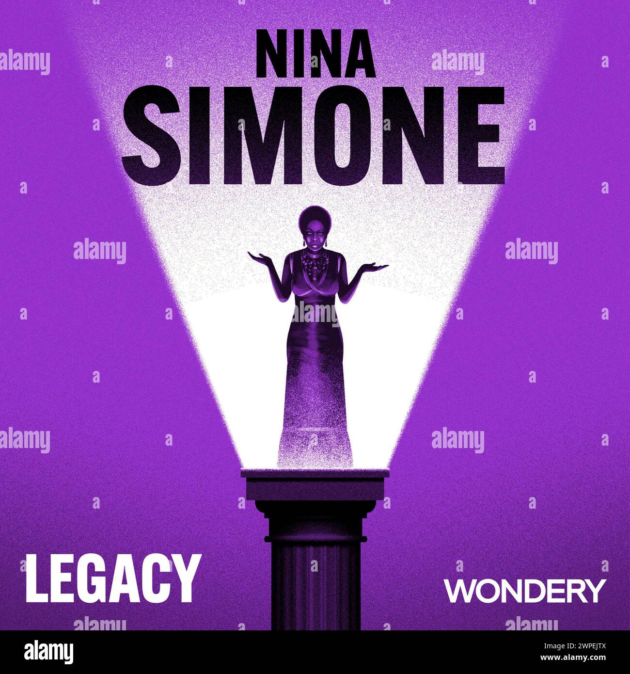 This is an undated HANDOUT photo of Legacy: Nina Simone artwork. See PA ...
