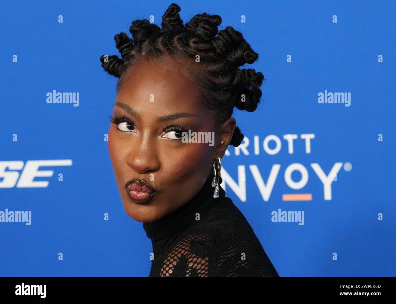 Los Angeles, USA. 06th Mar, 2024. Tems arrives at the 2024 Billboard ...