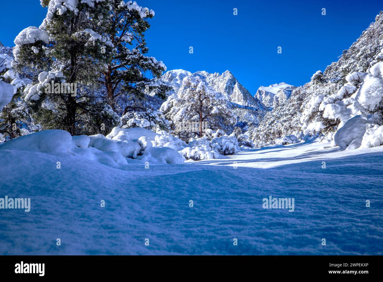 Mt. Whitney Winter Wonderland Stock Photo - Alamy