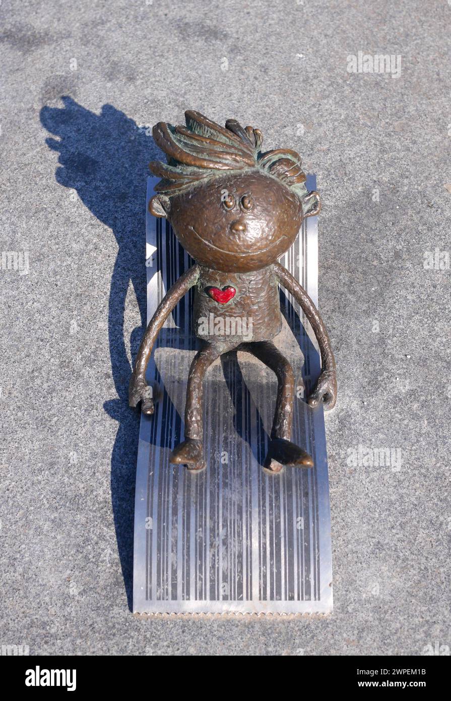 Kópé, a bronze mini statue by Hungarian Ukrainian sculptor Mihaly ...