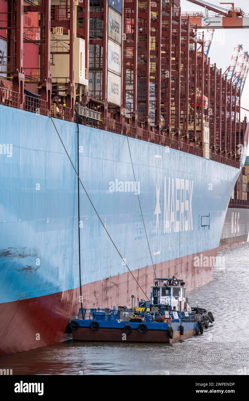 Magleby Maersk Container Frachter im EUROGATE Container Terminal ...