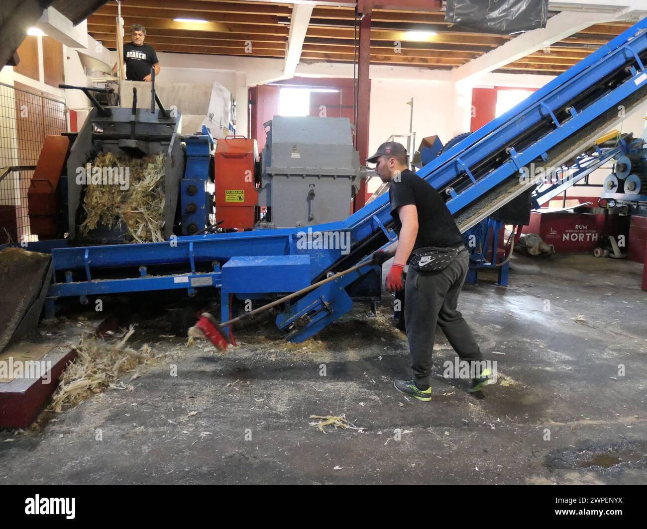 Porto Da Cruz, Portugal. 15th Mar, 2023. The machines run in the ...