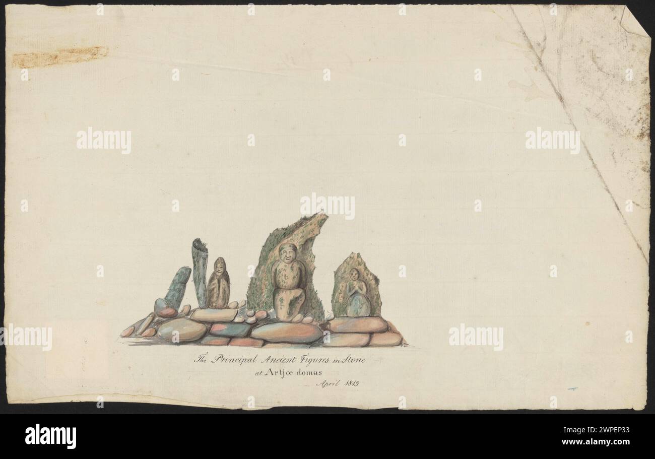 The Principal Ancient Figures in Stone at Artjoe Domas (Arca Domas ...