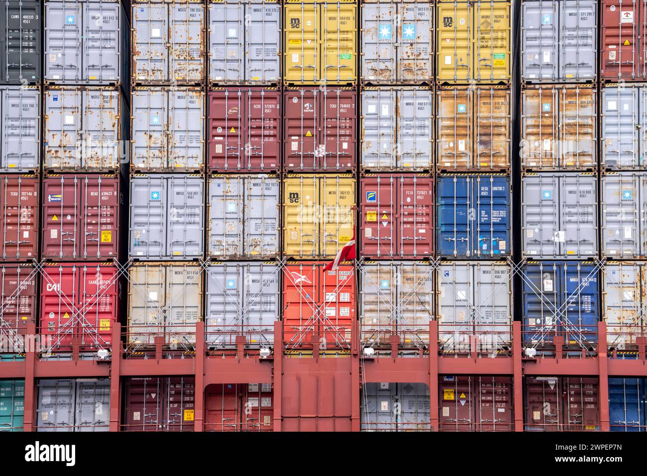 Magleby Maersk Container Frachter im EUROGATE Container Terminal ...