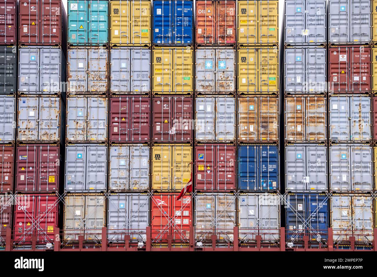 Magleby Maersk Container Frachter im EUROGATE Container Terminal ...