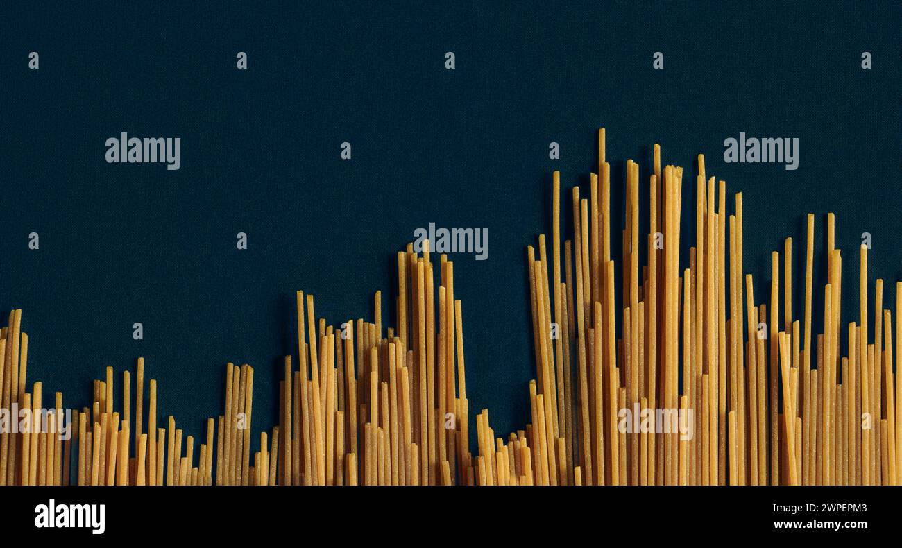 Spaghetti like a city landscape on a night photo Stock Photo - Alamy