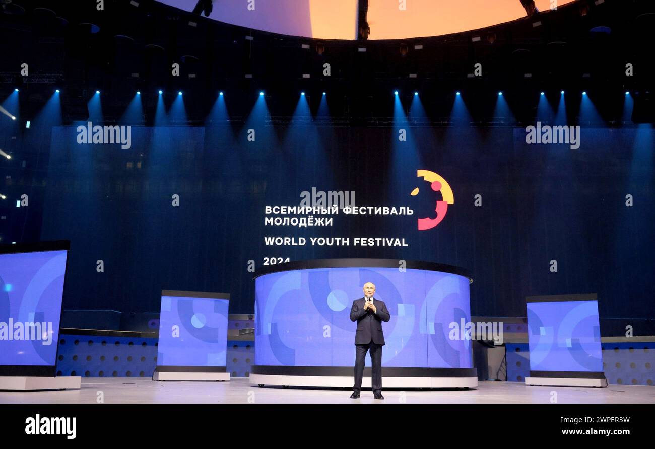 Sirius, Russia. 06th Mar, 2024. Russian President Vladimir Putin ...