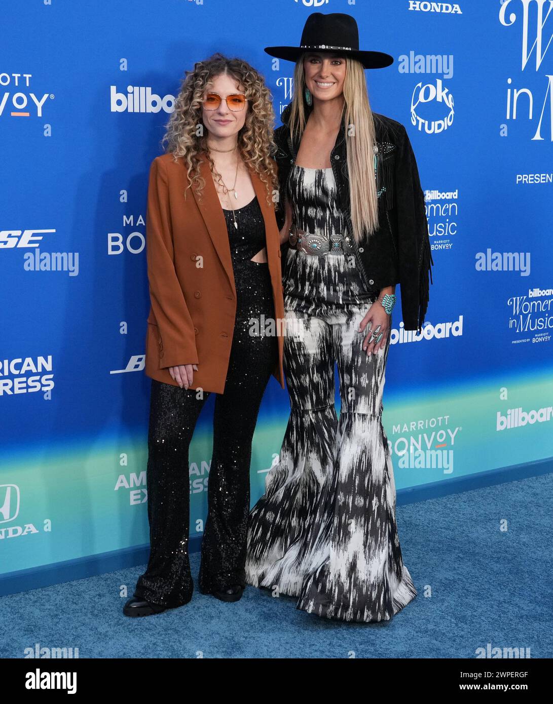 Los Angeles, USA. 06th Mar, 2024. (L-R) Mandelyn Monchick and Lainey Wilson at the 2024 ...