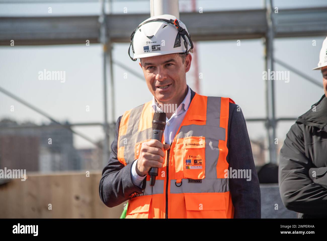 Milano, Italia. 07th Mar, 2024. Gilberto Vendramin alla cerimonia di ...
