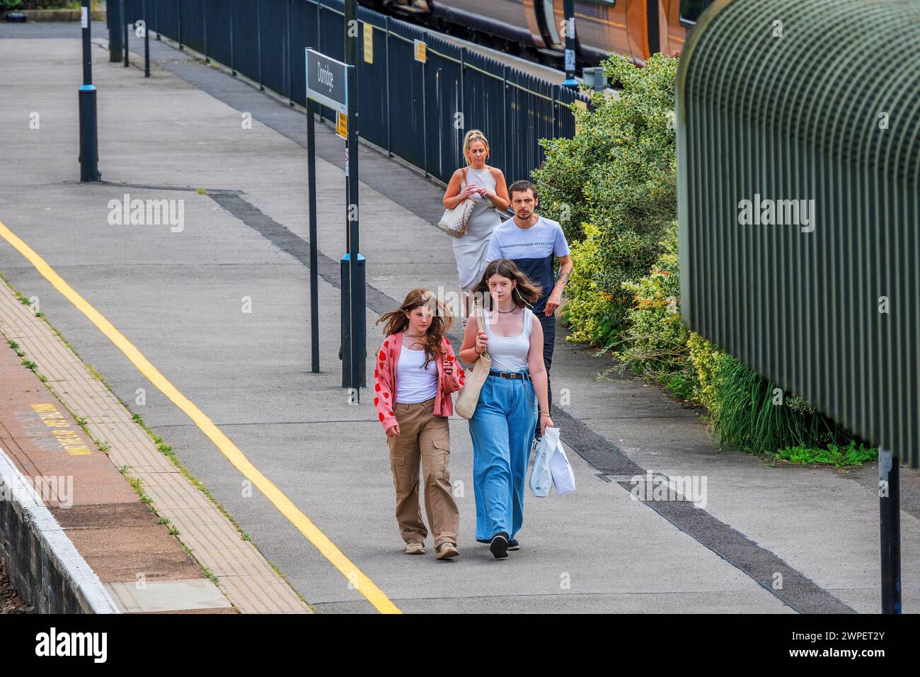 British Network Rail passenger commuter suburban station West Midlands ...