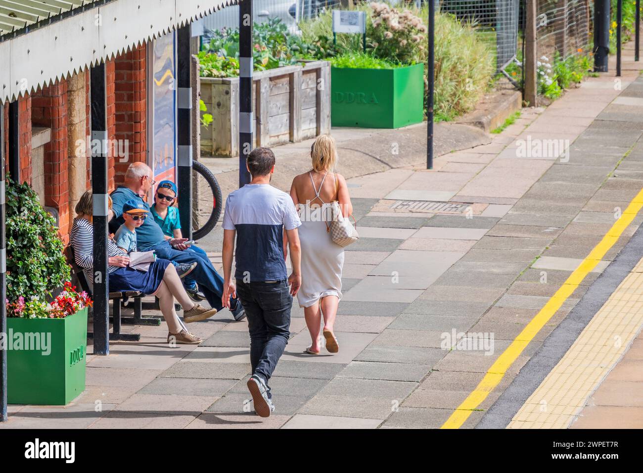 British Network Rail passenger commuter suburban station West Midlands ...