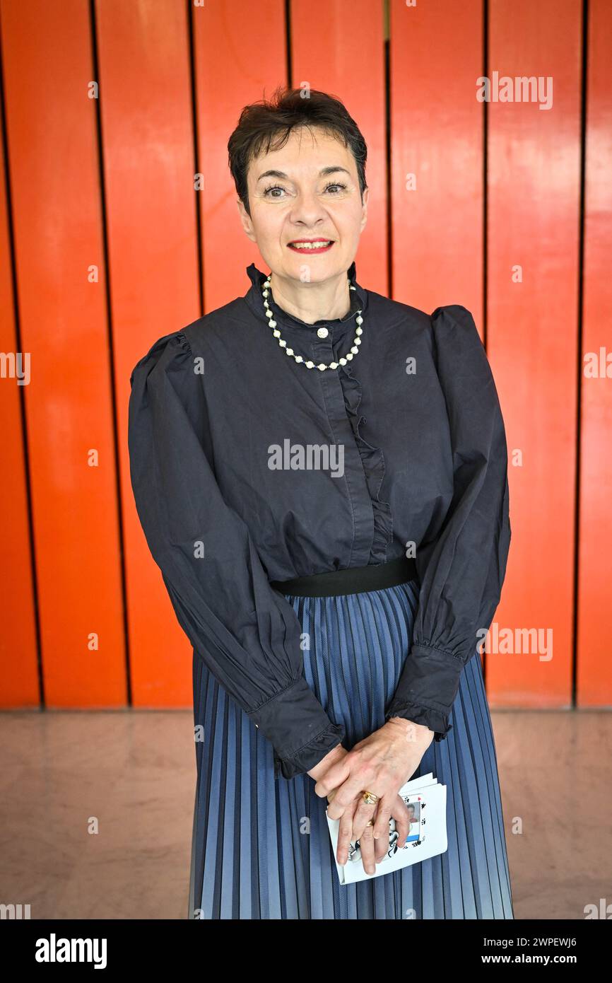 Nanterre, France. 07th Mar, 2024. Sabine Kheris, who familiarized ...