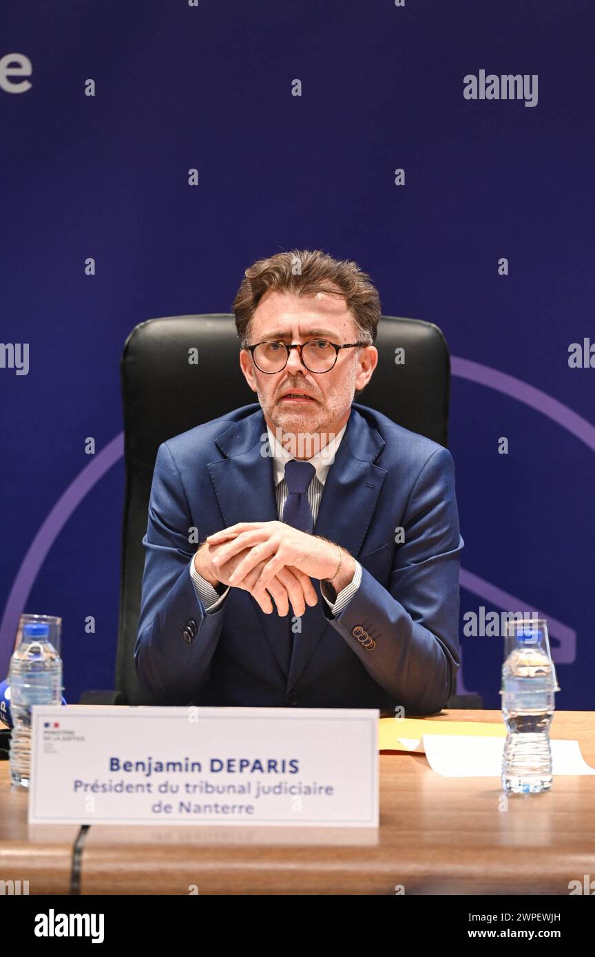 Nanterre, France. 07th Mar, 2024. Benjamin Deparis, President of the ...