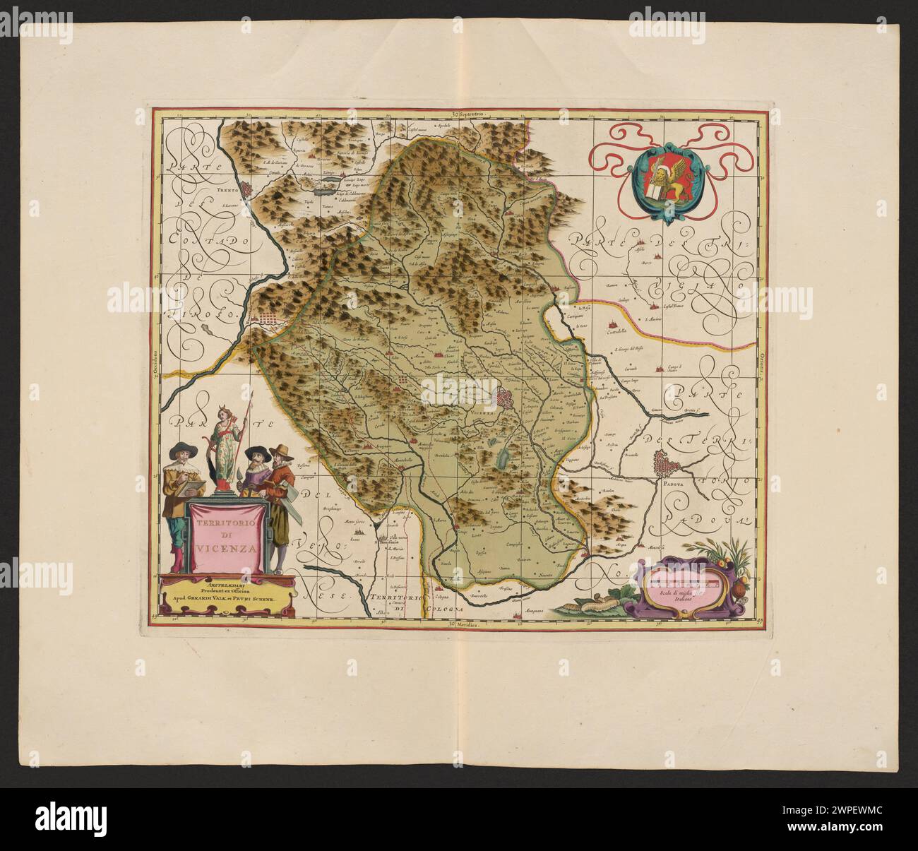 This 1711 map by Pieter Schenck and Gerard Valck illustrates the ...