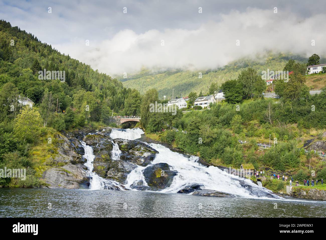Norway Fjord - Hellesylt, Sunnylvsfjord: Hellesyltfossen waterfall ...