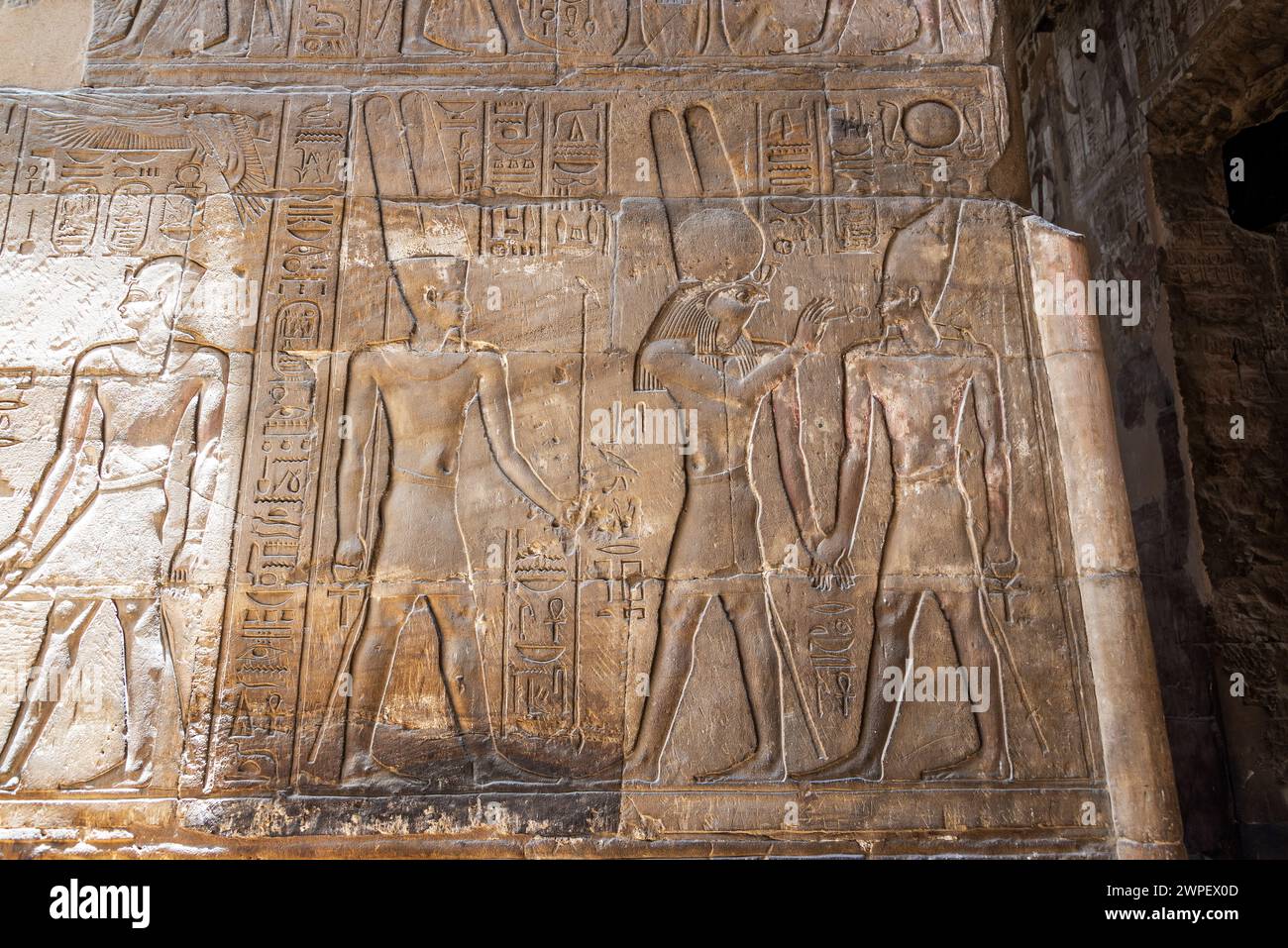 Alexander the Great as an Egyptian pharaoh in Luxor Temple in Luxor ...