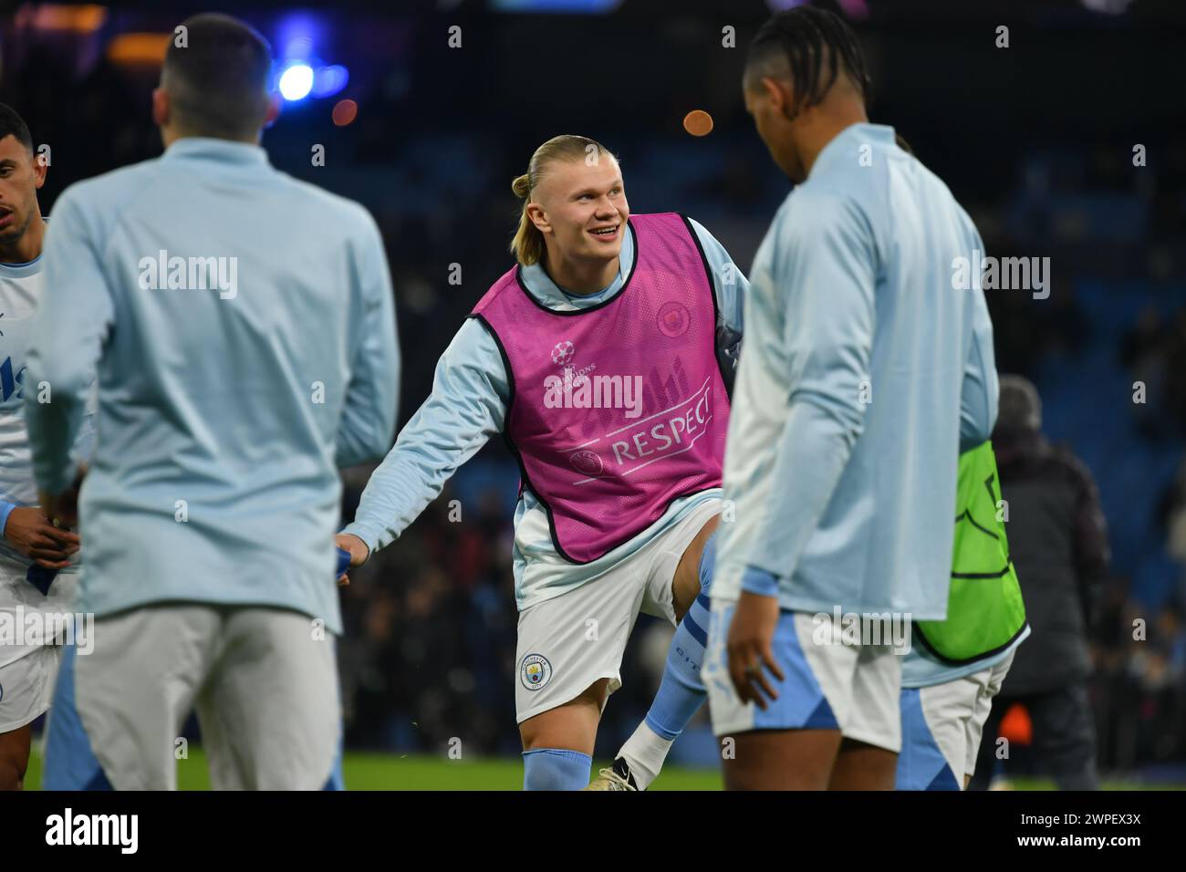MANCHESTER, UK. , . Champions League between Manchester City and ...