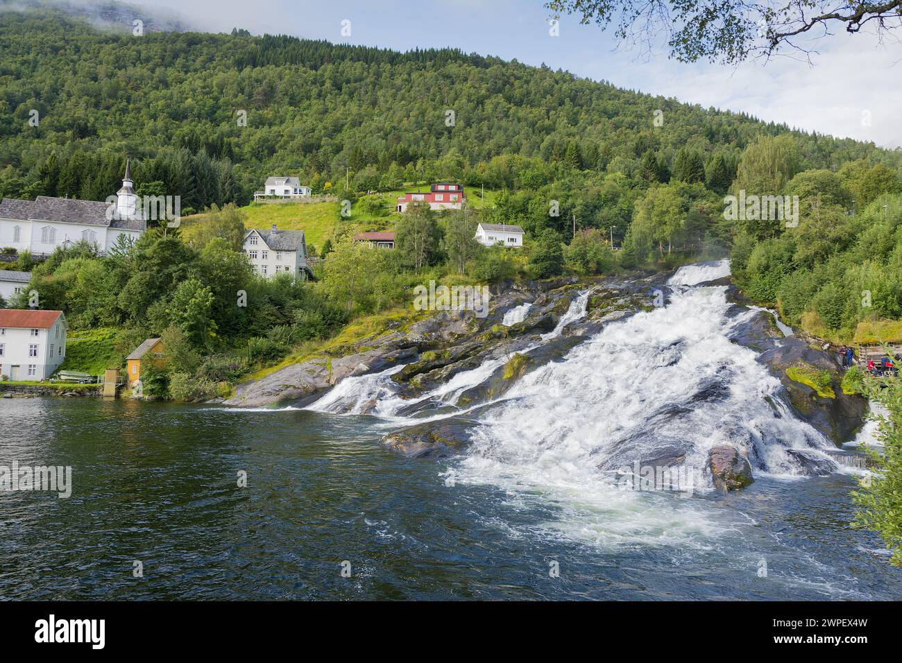 Norway Fjord - Hellesylt, Sunnylvsfjord: Hellesyltfossen waterfall ...