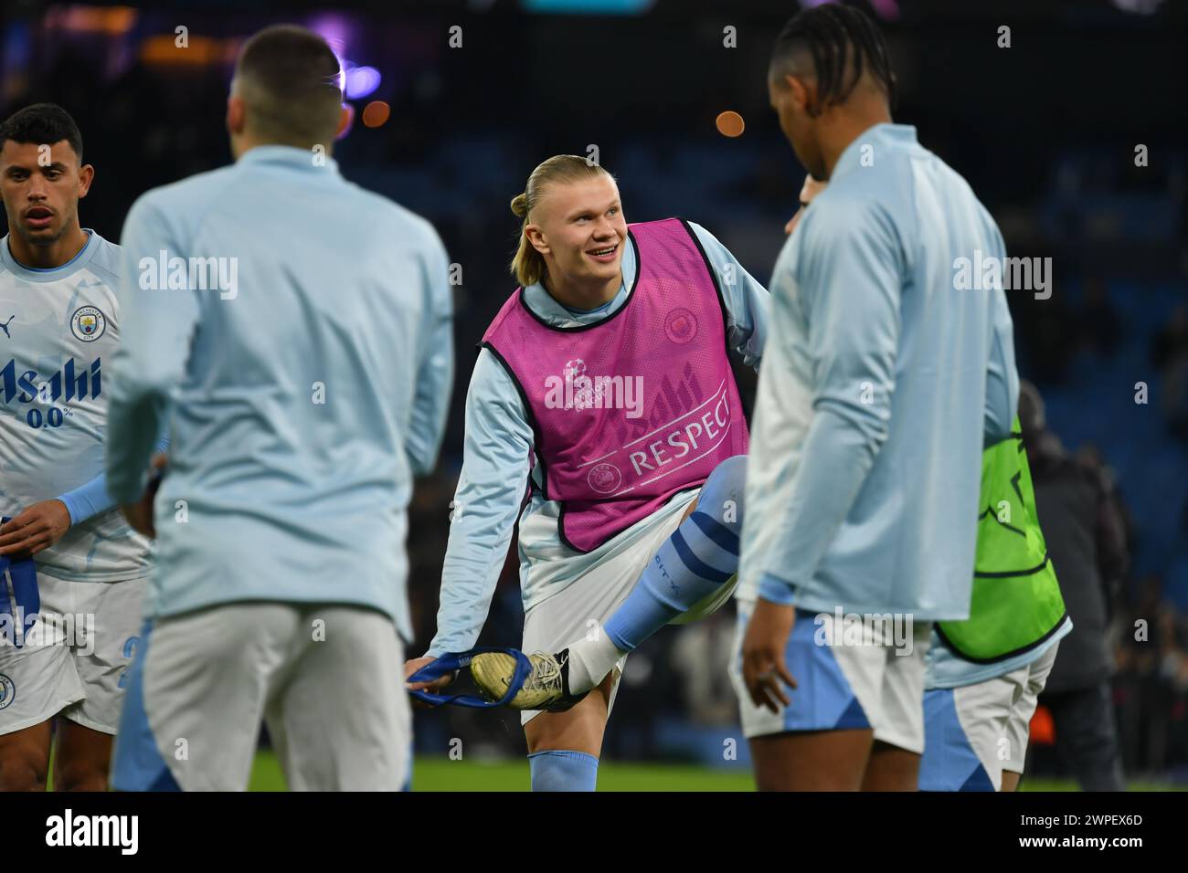 MANCHESTER, UK. , . Champions League between Manchester City and ...