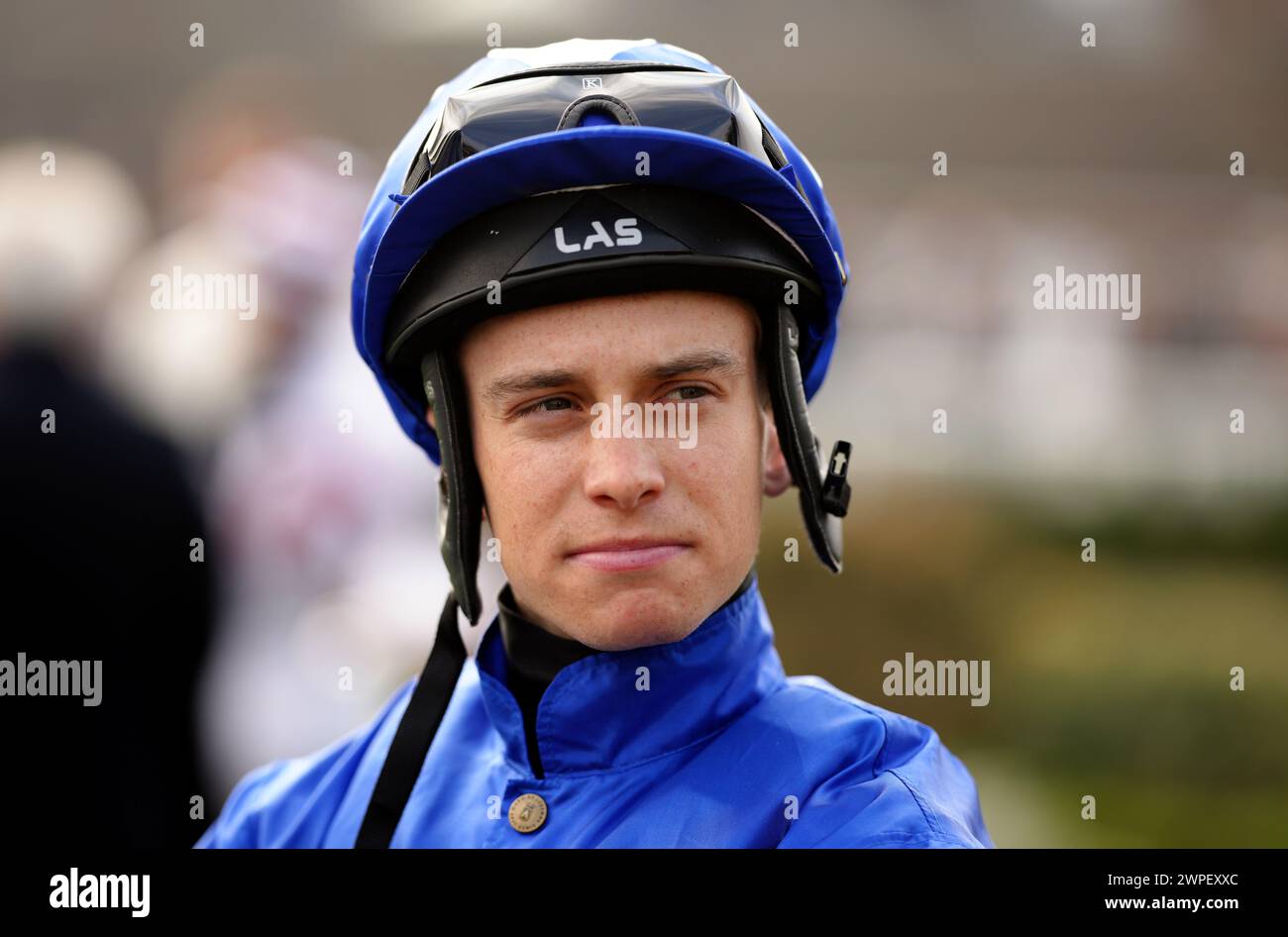 Jockey George Rooke at Lingfield Park Racecourse, Surrey. Picture date ...