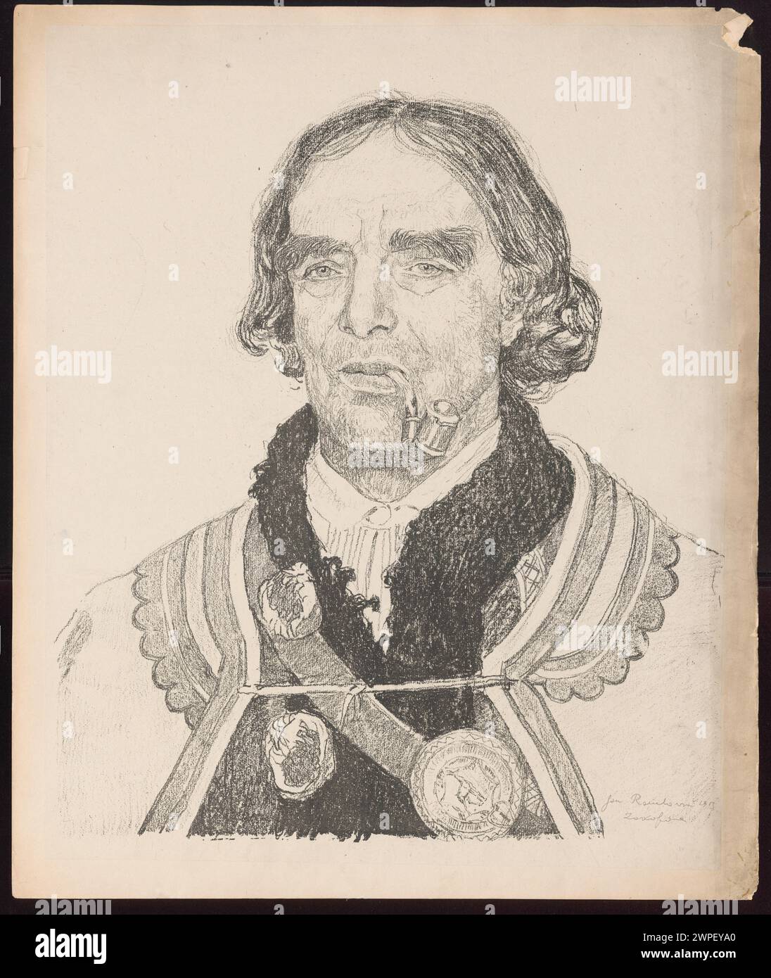 Highlander with pipes; Rembowski, Jan (1879-1923); 1913 (1913-00-00 ...