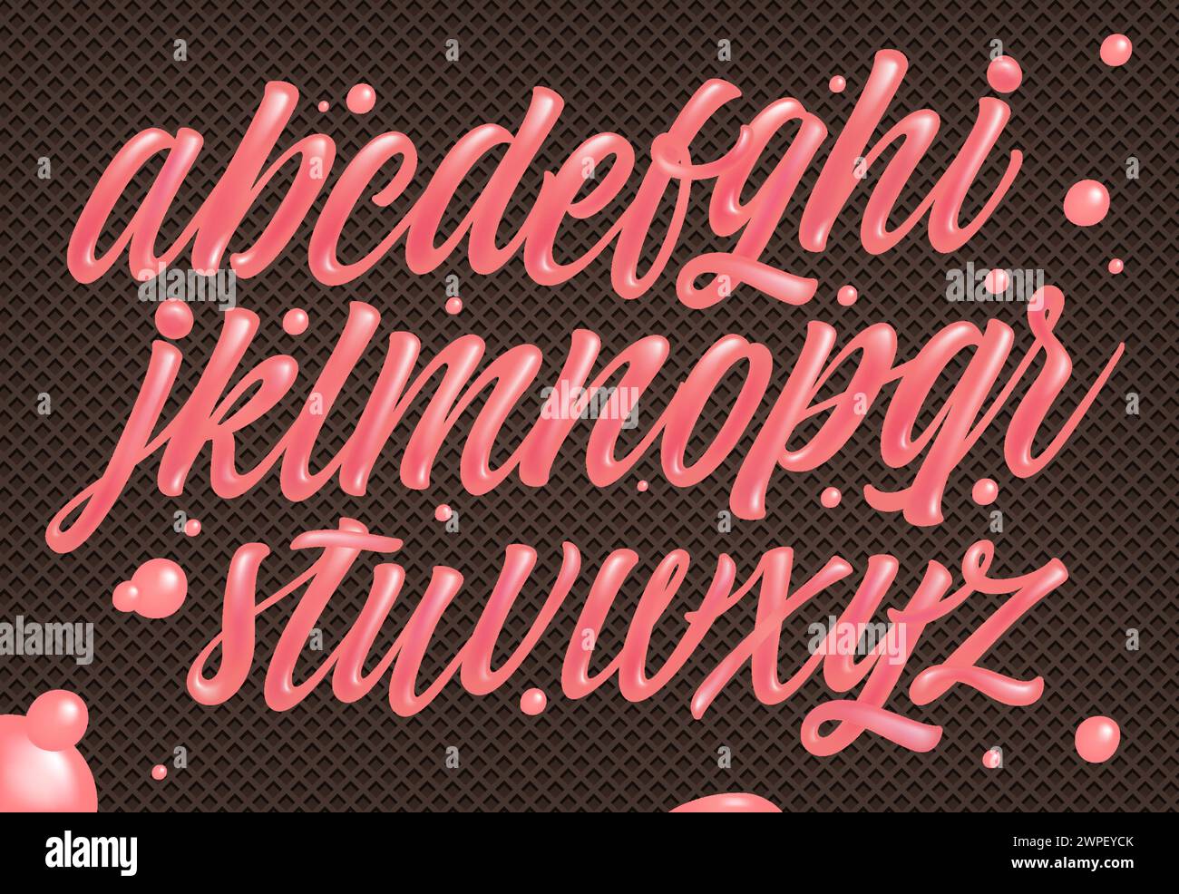 Gum font Stock Vector Images - Alamy