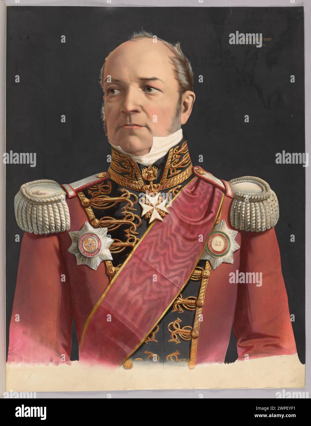 Portrait of Leon Samorp painted by Jean Baptiste Adolphe Lafosse and ...